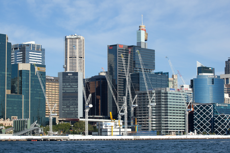 Barangaroo – Titan Cranes